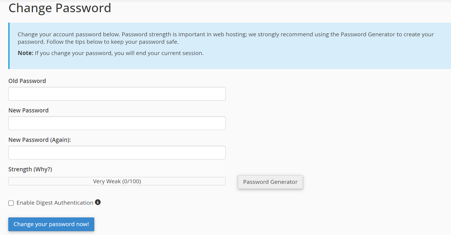 #1 1 cPanel Password How To Change cPanel Password ultimate guide